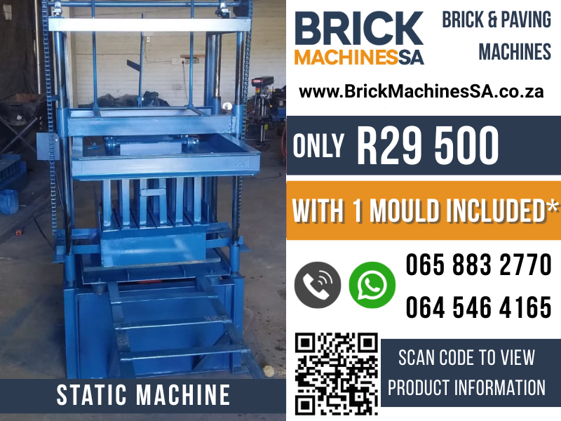 Static Brick Machine - Brick Machines SA